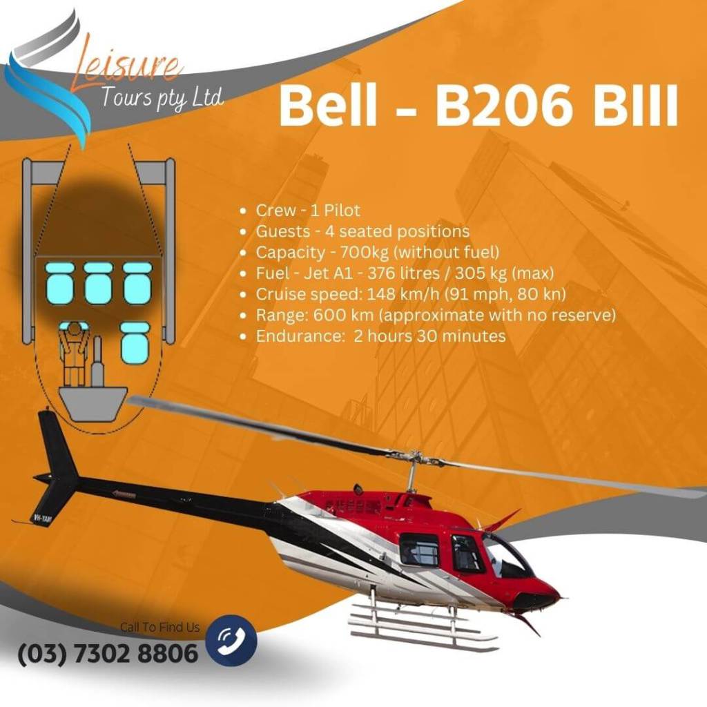 Bell 206 BII Jetranger- Helicopter Charter | Tours | Airwork